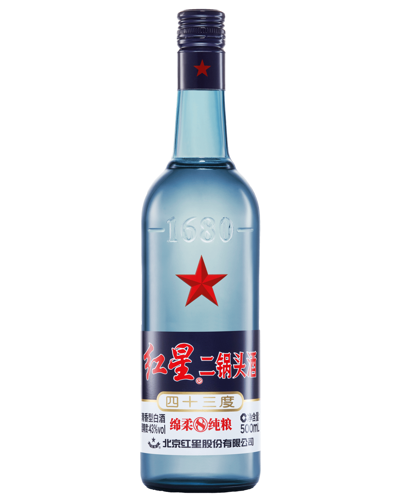 Buy Red Star Erguotou Baijiu 43% 500ml Online @Lowest Price