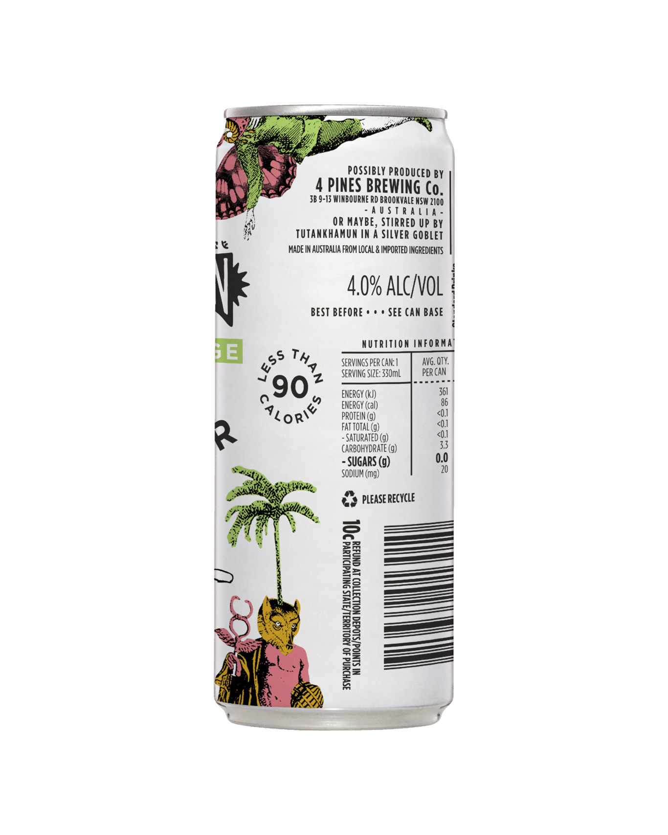 Buy Brookvale Union Lime & Orange Bitters Boozy Seltzer Cans 330ml ...