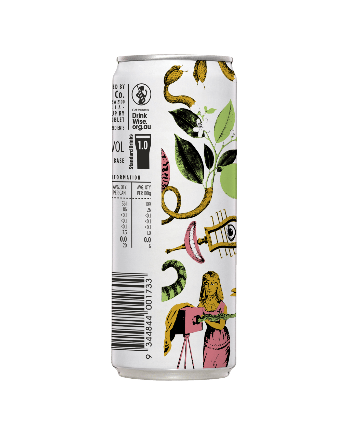 Buy Brookvale Union Lime & Orange Bitters Boozy Seltzer Cans 330ml ...