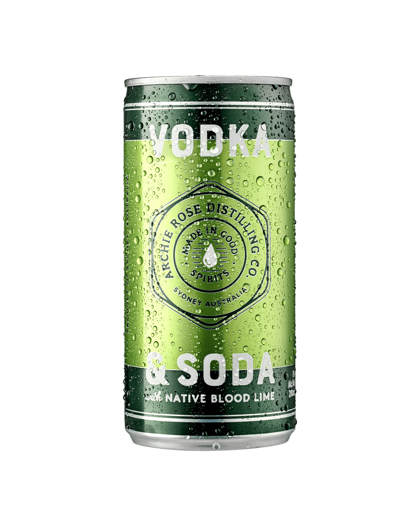Buy Archie Rose Vodka & Soda With Native Blood Lime 200ml Online ...