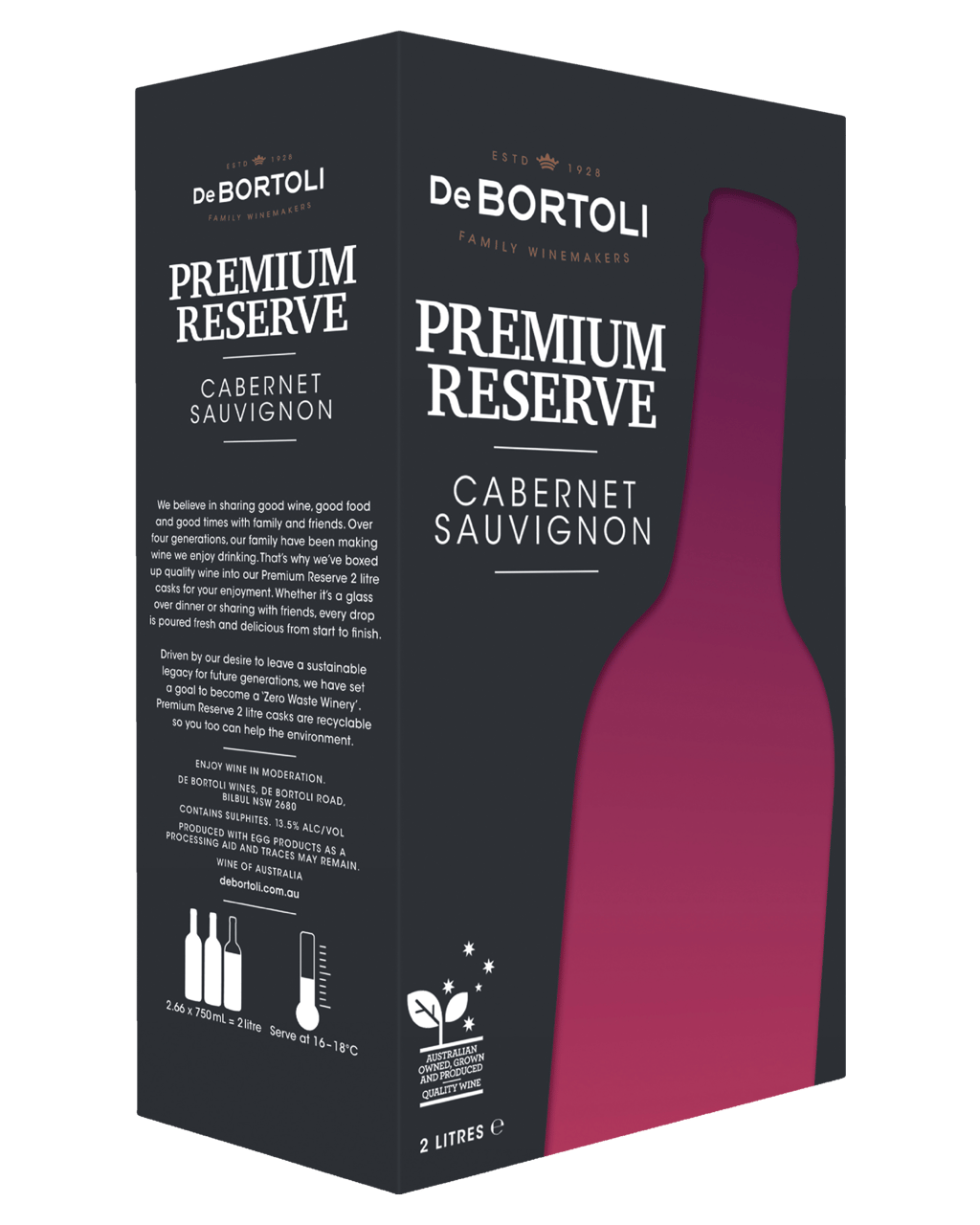 Buy De Bortoli Premium Reserve Cabernet Sauvignon Cask 2l Online ...