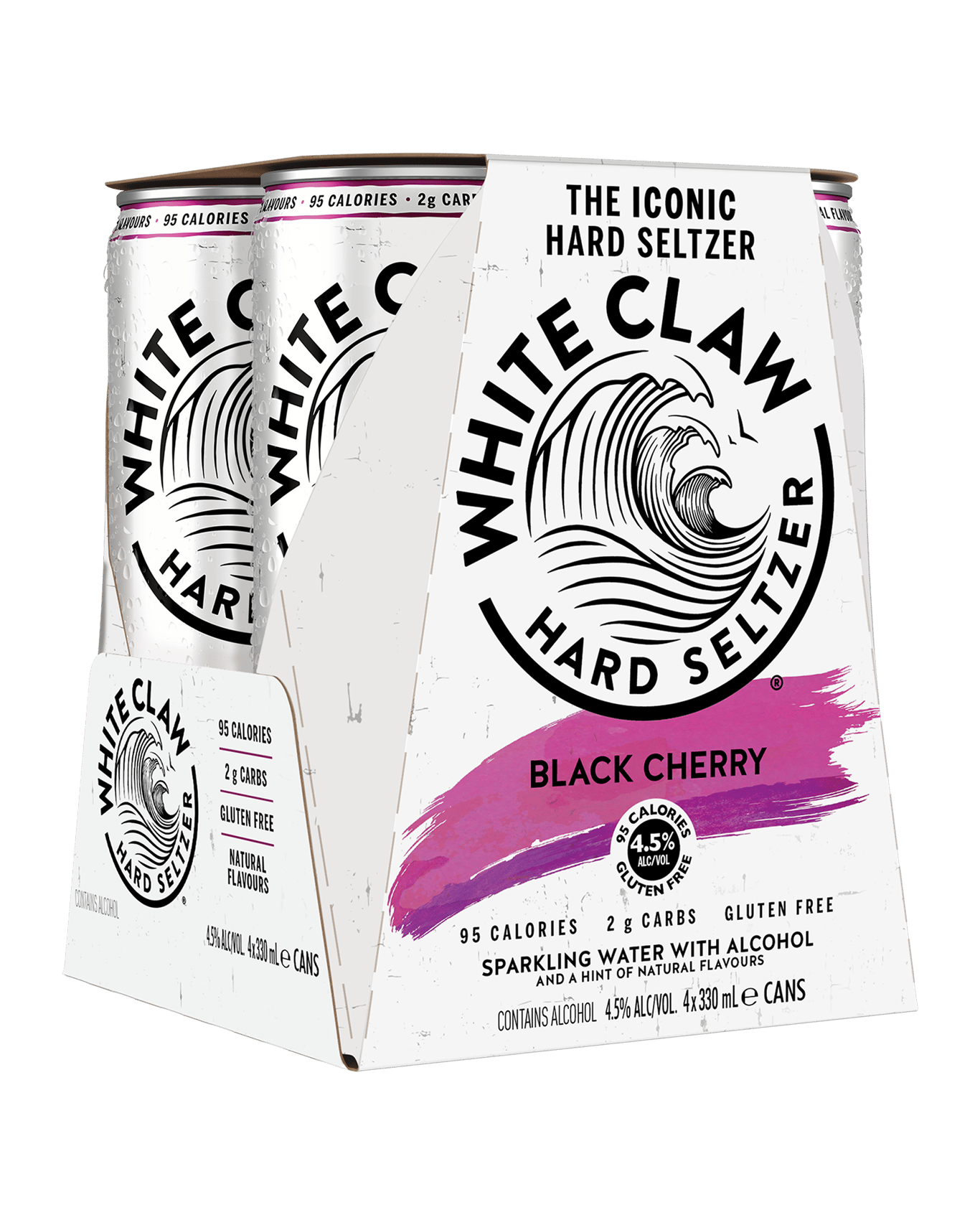 Buy White Claw Seltzer Black Cherry Cans 330ml Online @Lowest Price