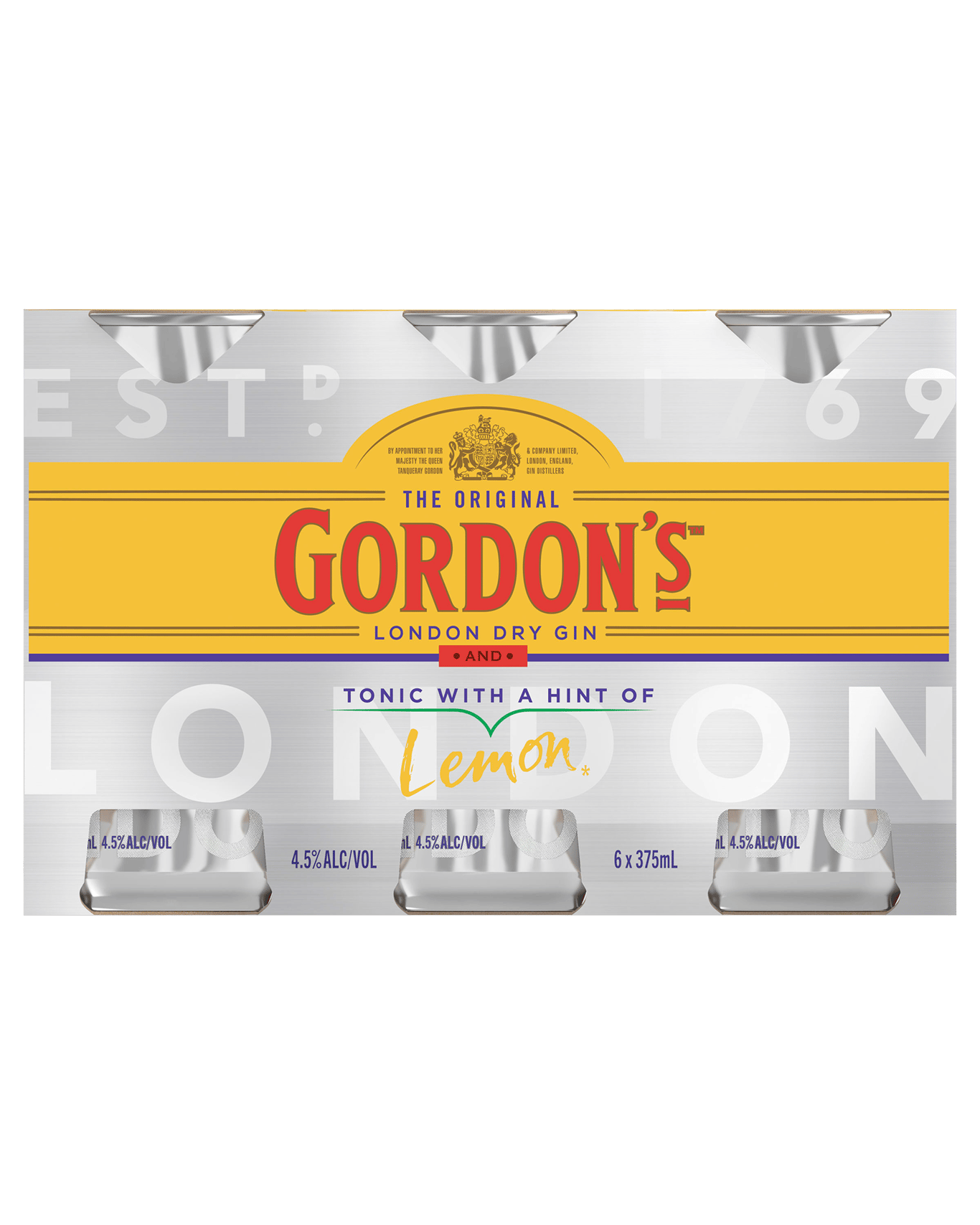 Buy Gordon's Gin & Tonic Cans 375ml Online @Lowest Price