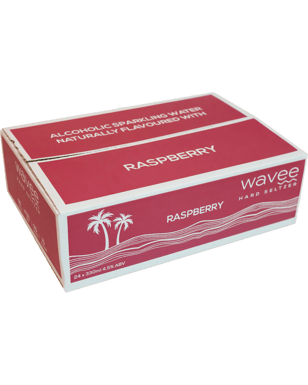 Buy Wavee Hard Seltzer Raspberry 330ml Online (Low Prices) from Dan ...