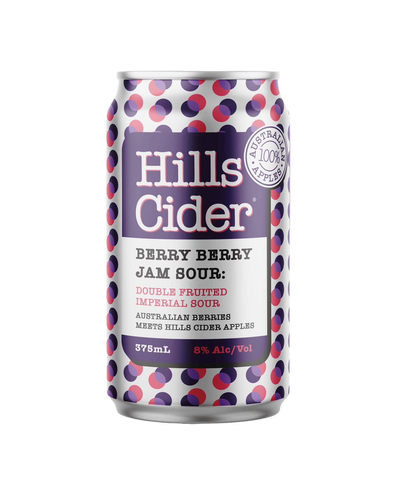 Buy The Hills Cider Company Berry Berry Jam Sour Can 375ml Online ...