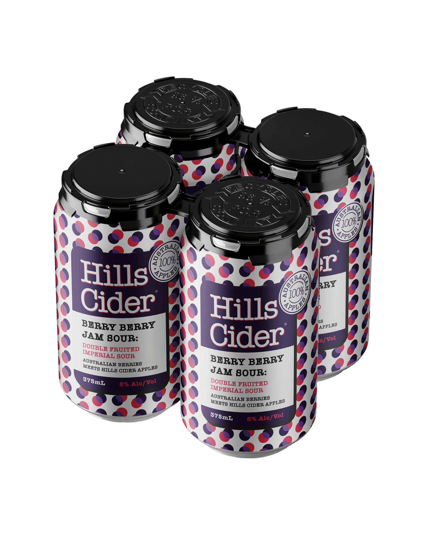 Buy The Hills Cider Company Berry Berry Jam Sour Can 375ml Online ...