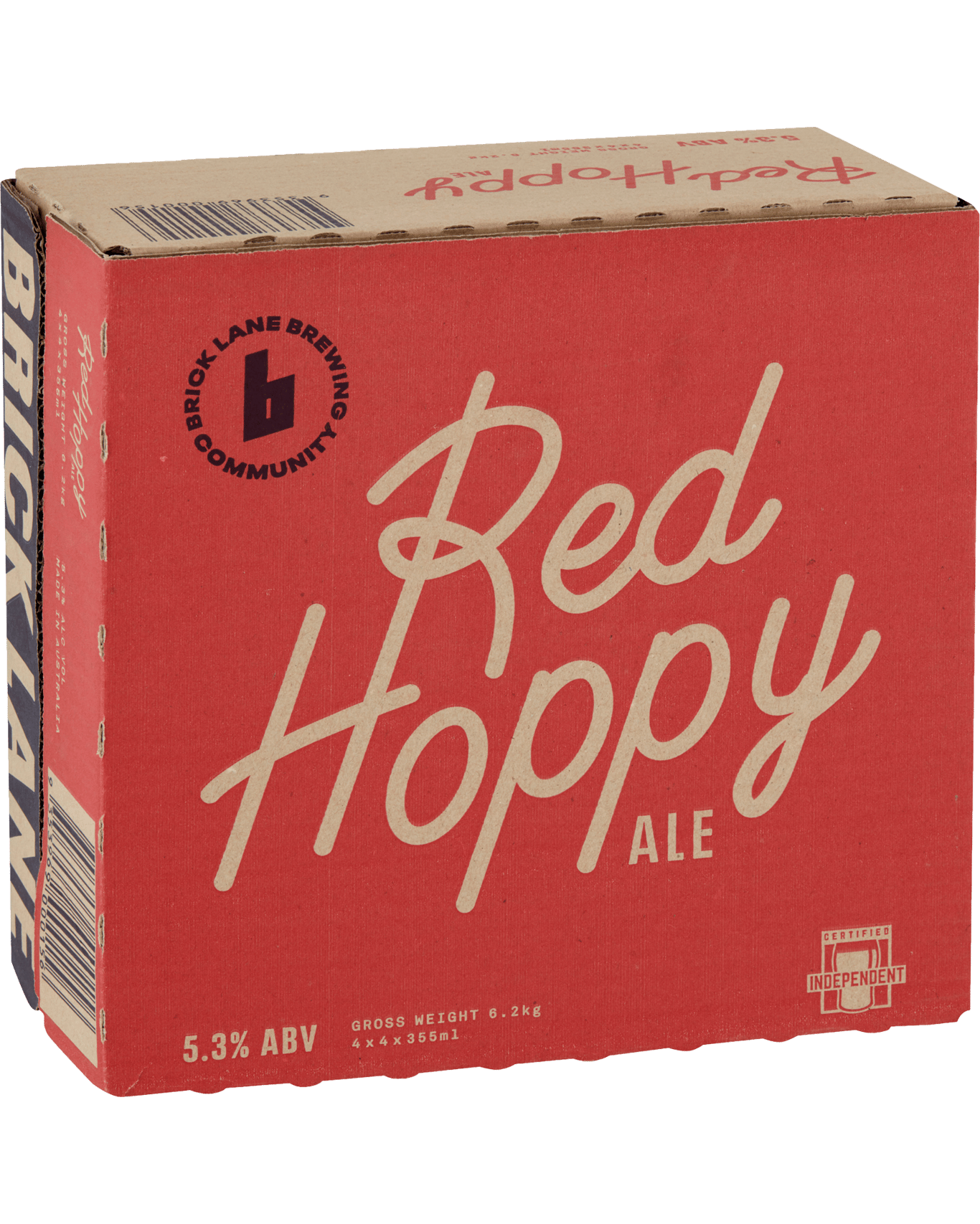 Buy Brick Lane Red Hoppy Ale Can 355ml Online @Lowest Price