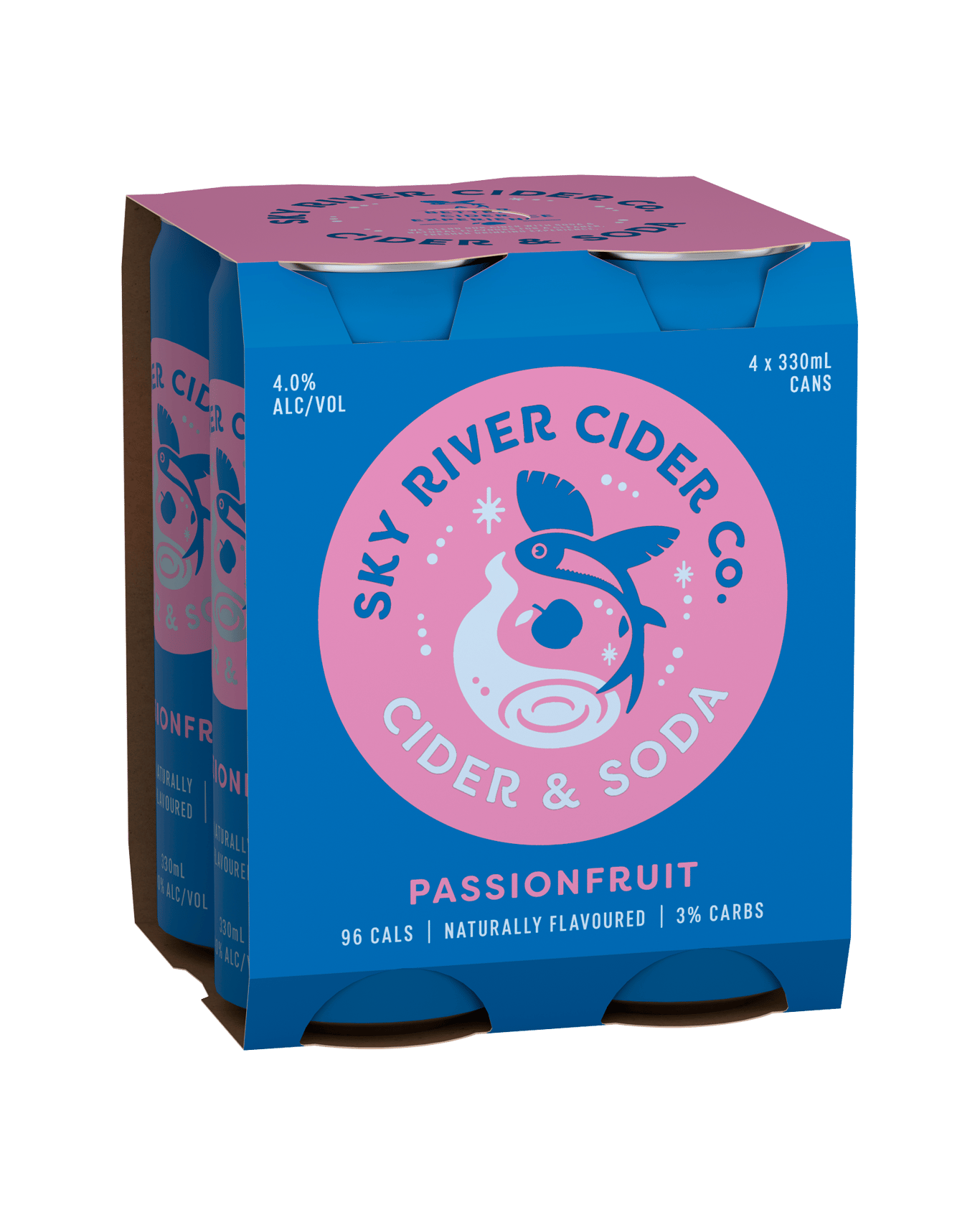 Buy Sky River Cider Soda Passionfruit 330ml Online @Lowest Price