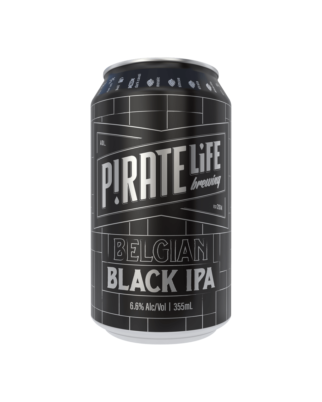Buy Pirate Life Brewing Belgian Black Ipa Can 355ml Online @Lowest Price