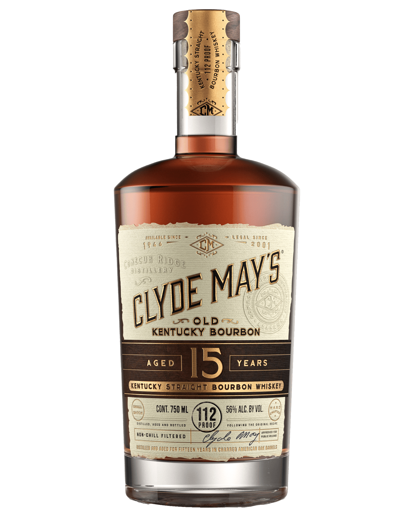 Buy Clyde Mays 15 Yo Cask Strength Bourbon 750ml Online @Lowest Price
