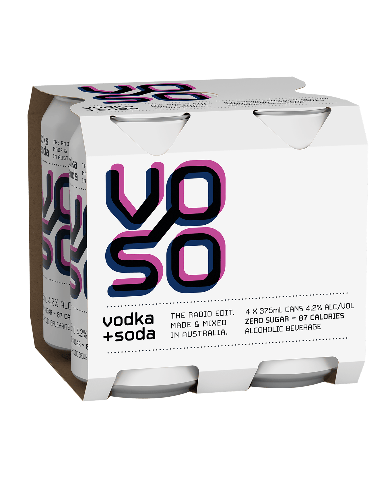 Buy Voso Vodka Soda 375ml Online (Low Prices) from Dan Murphy's