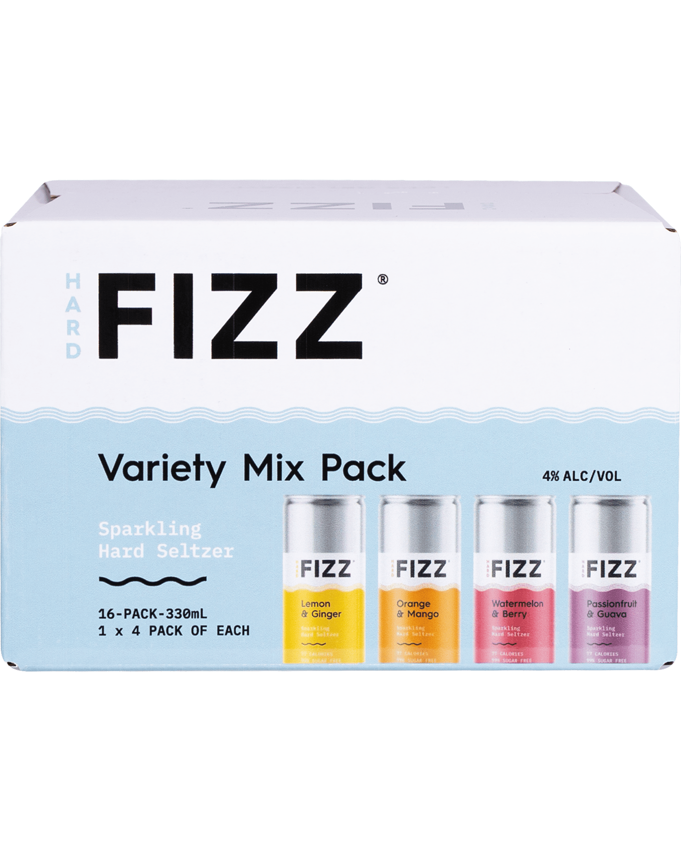 Buy Hard Fizz Variety Mix Pack Cans 16x330ml Online @Lowest Price