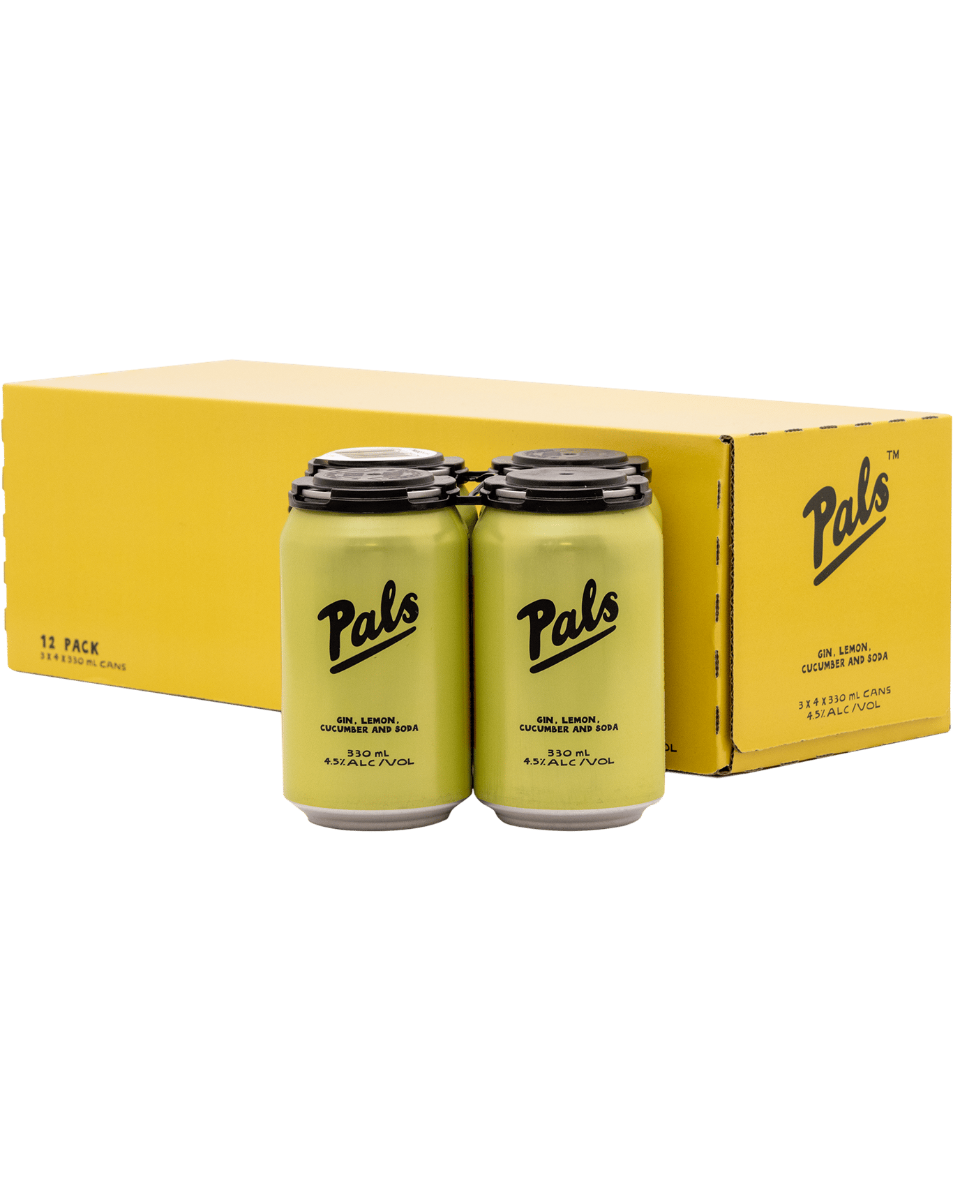 Buy Pals Gin Lemon And Cucumber 330ml Online @Lowest Price