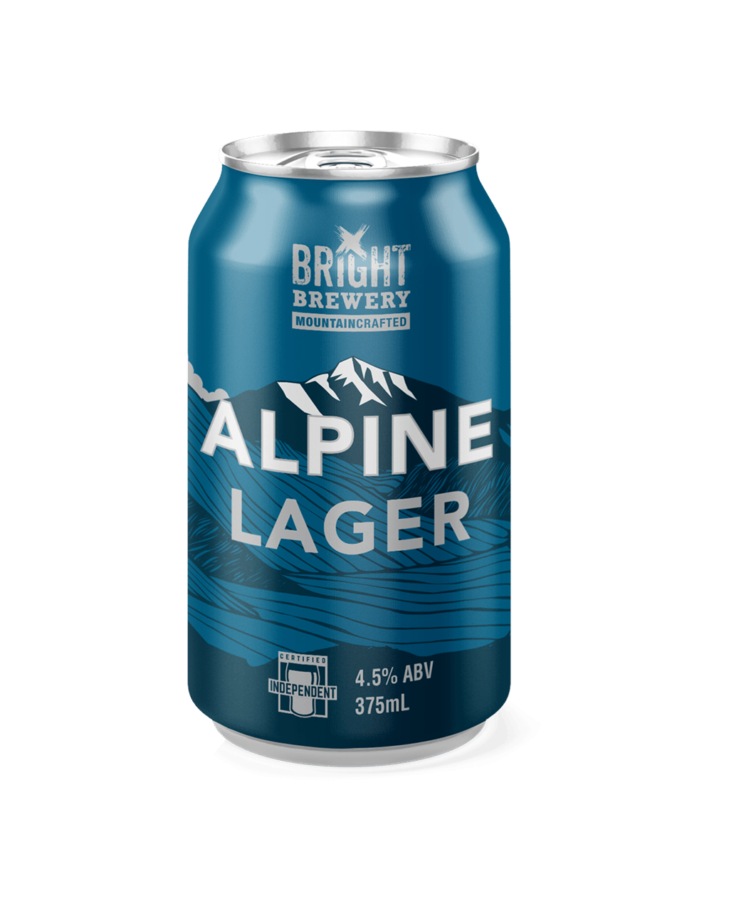 Buy Bright Brewery Bright Alpine Lager Cans 355ml Online @Lowest Price