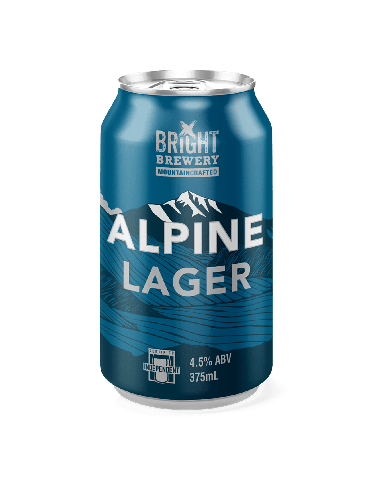 Buy Bright Brewery Bright Alpine Lager Cans 355ml Online @Lowest Price