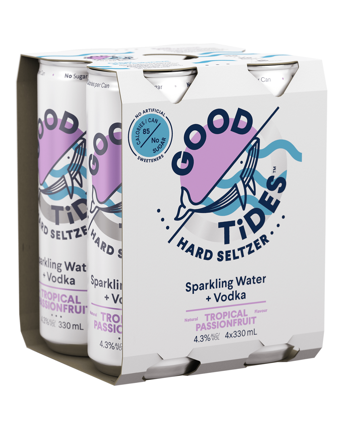 Buy Good Tides Passionfruit Seltzer 330ml Online @Lowest Price
