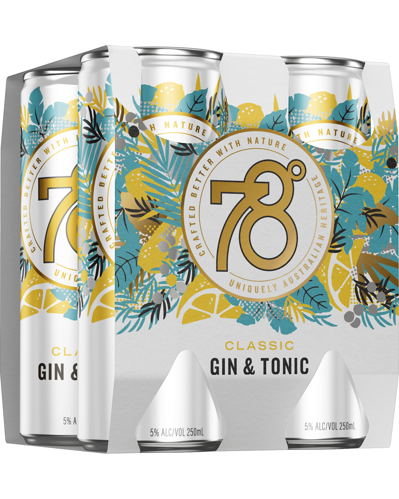 Buy 78 Degrees Gin & Tonic Cans 250ml Online @Lowest Price