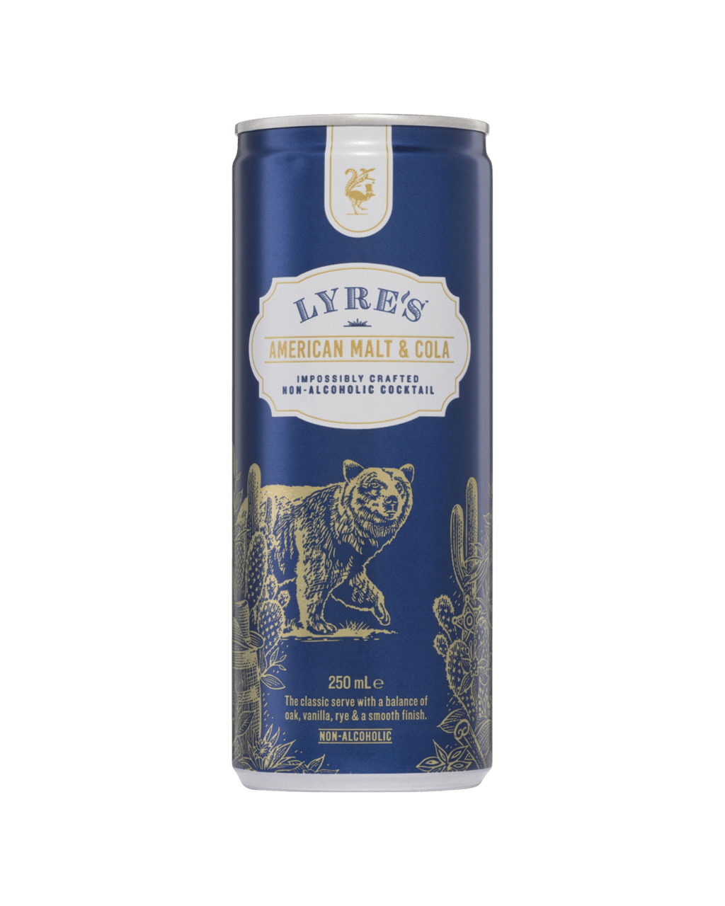 Buy Lyre's American Malt & Cola Non Alcoholic Cocktail Cans 250ml ...