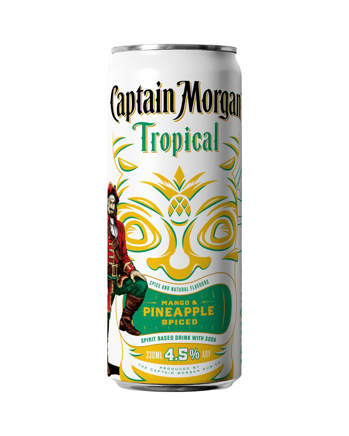Buy Captain Morgan Tropical Mango & Pineapple Cans 330ml Online @Lowest ...