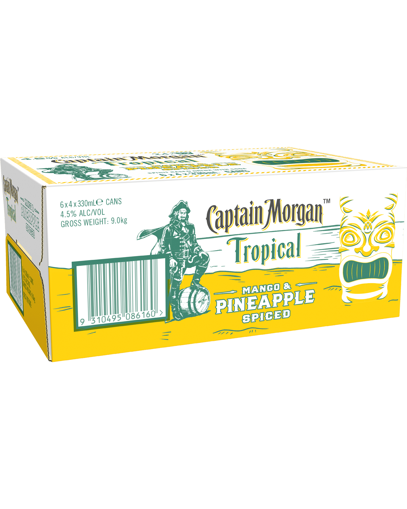 Buy Captain Morgan Tropical Mango & Pineapple Cans 330ml Online @Lowest ...