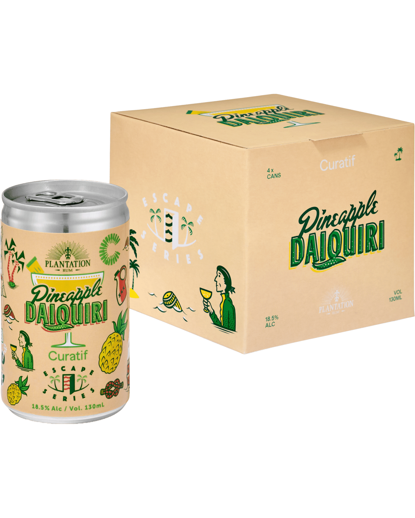 Curatif Plantation Stiggins Fancy Pineapple Rum Daquiri Can 130ml ...