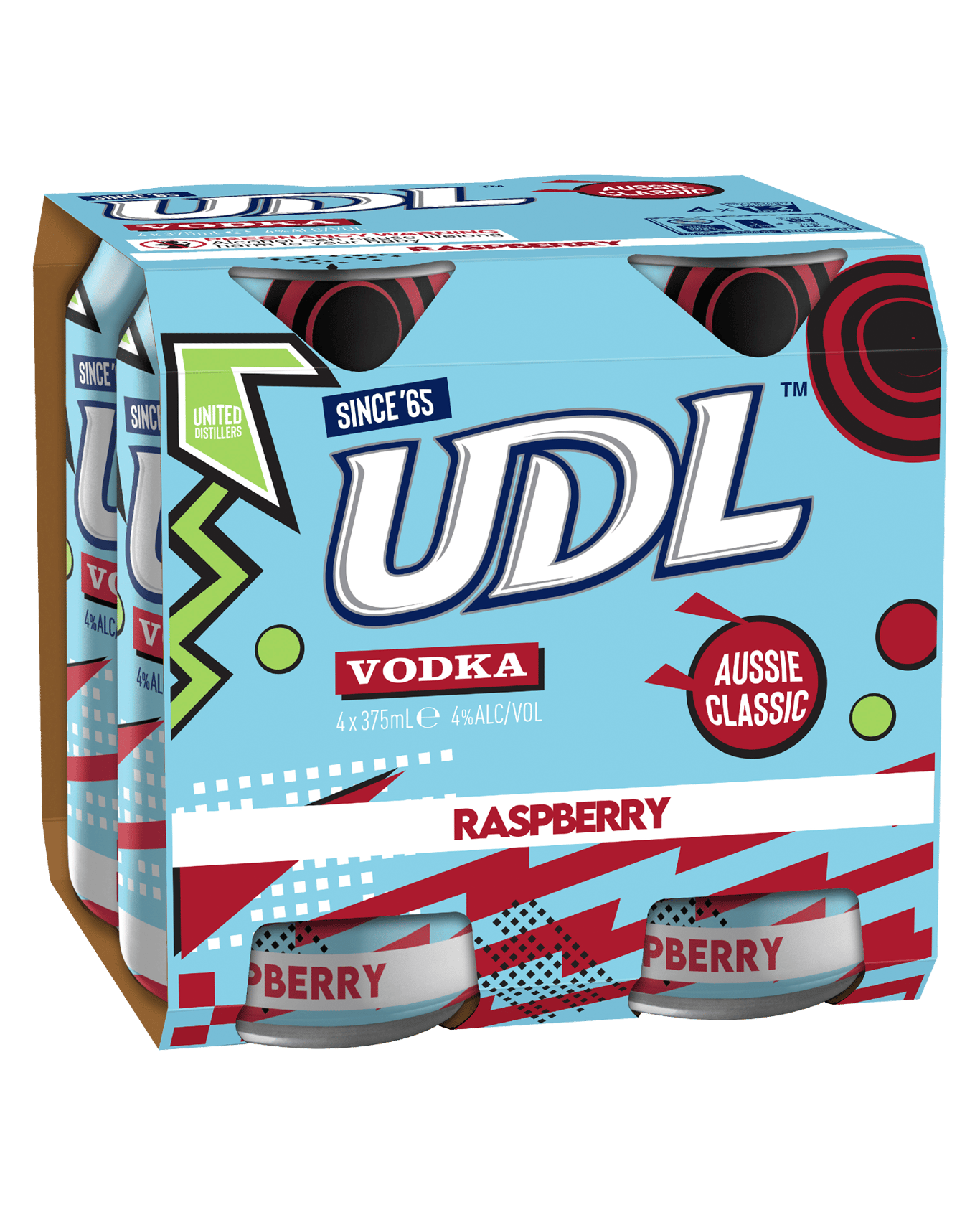 Buy Udl Vodka & Raspberry Can 375ml Online @Lowest Price