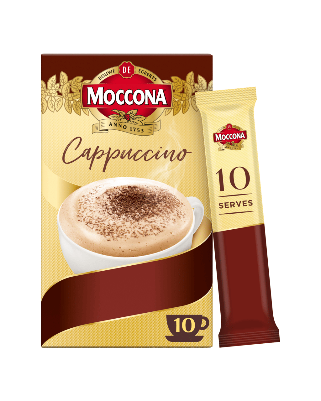 Buy Moccona Cappuccino Coffee Sachets 10 Pack Online @Lowest Price
