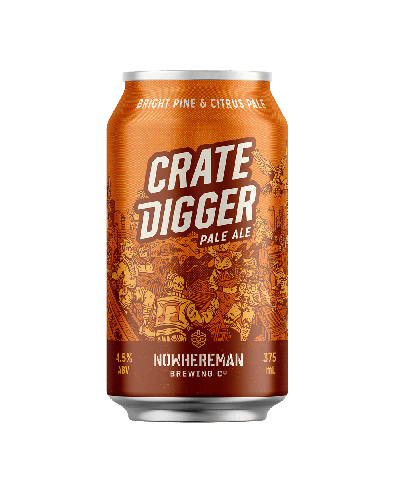 Buy Nowhereman Brewing Crate Digger Pale Ale 375ml Online @Lowest Price