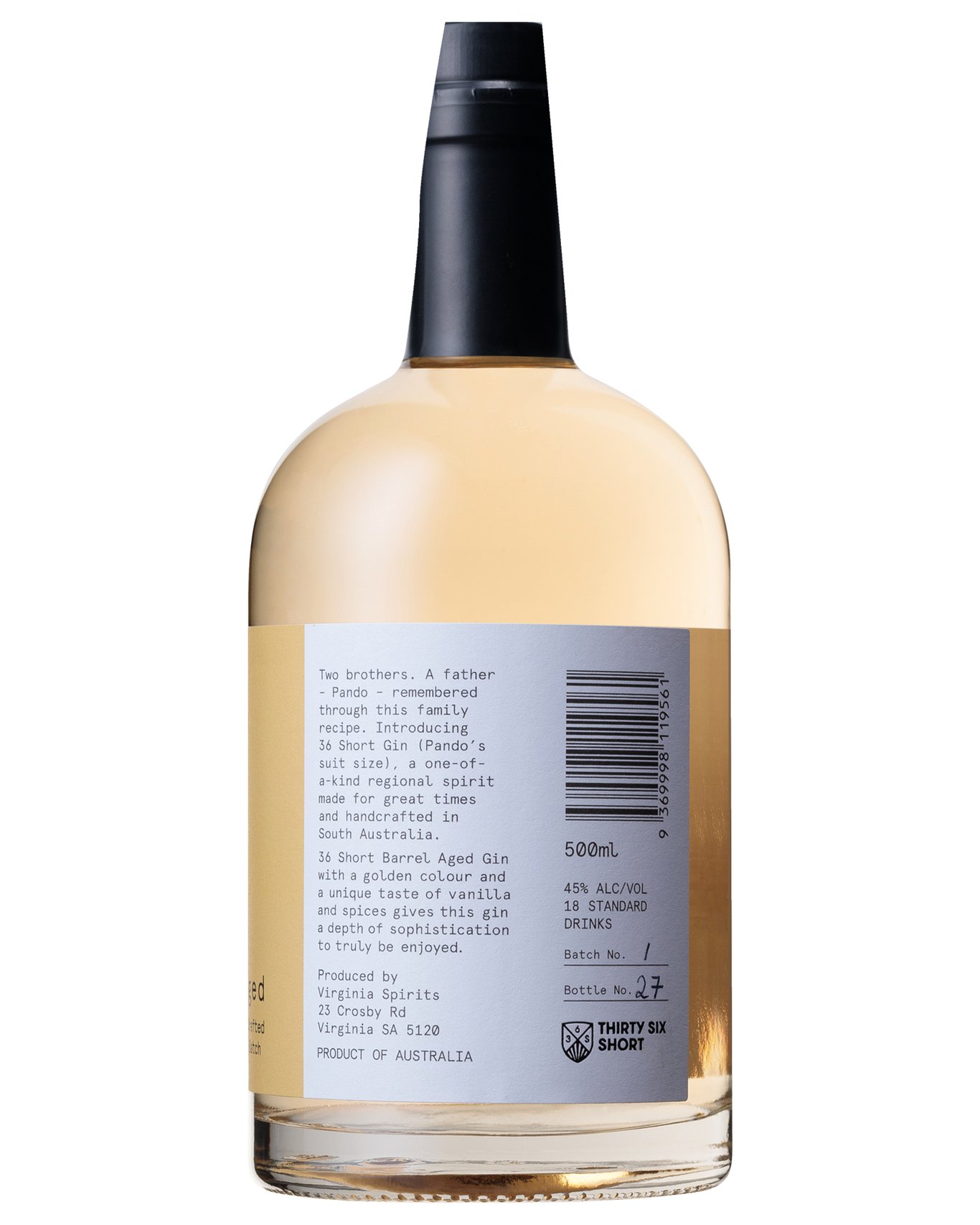 Buy 36 Short Barrel Aged Gin Online (Lowest Price Guarantee): Best ...