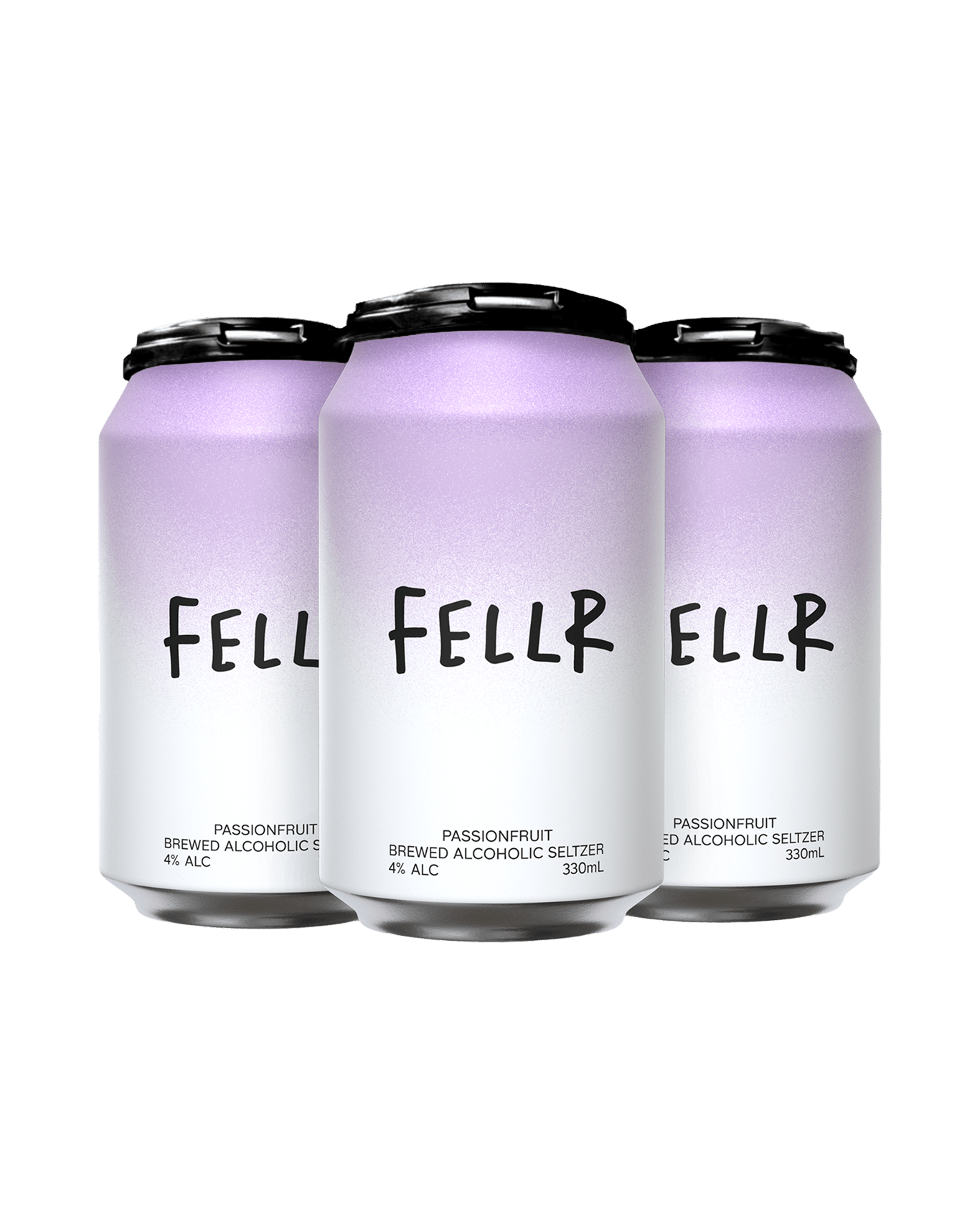 Buy Fellr Passionfruit Brewed Alcoholic Seltzer Cans 330ml Online (Low ...
