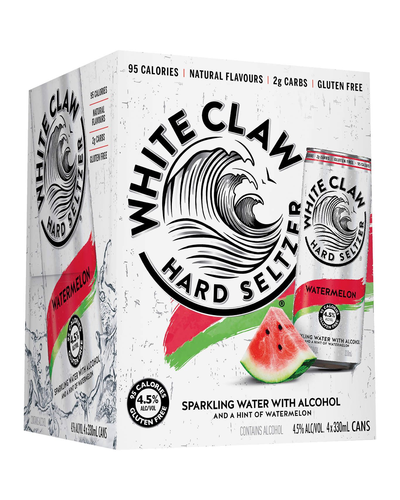 Buy White Claw Hard Seltzer Watermelon 330ml Online @Lowest Price