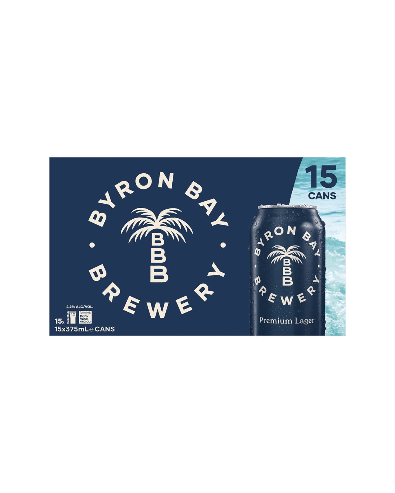 Buy Byron Bay Brewery Premium Lager Can 375ml Online @Lowest Price
