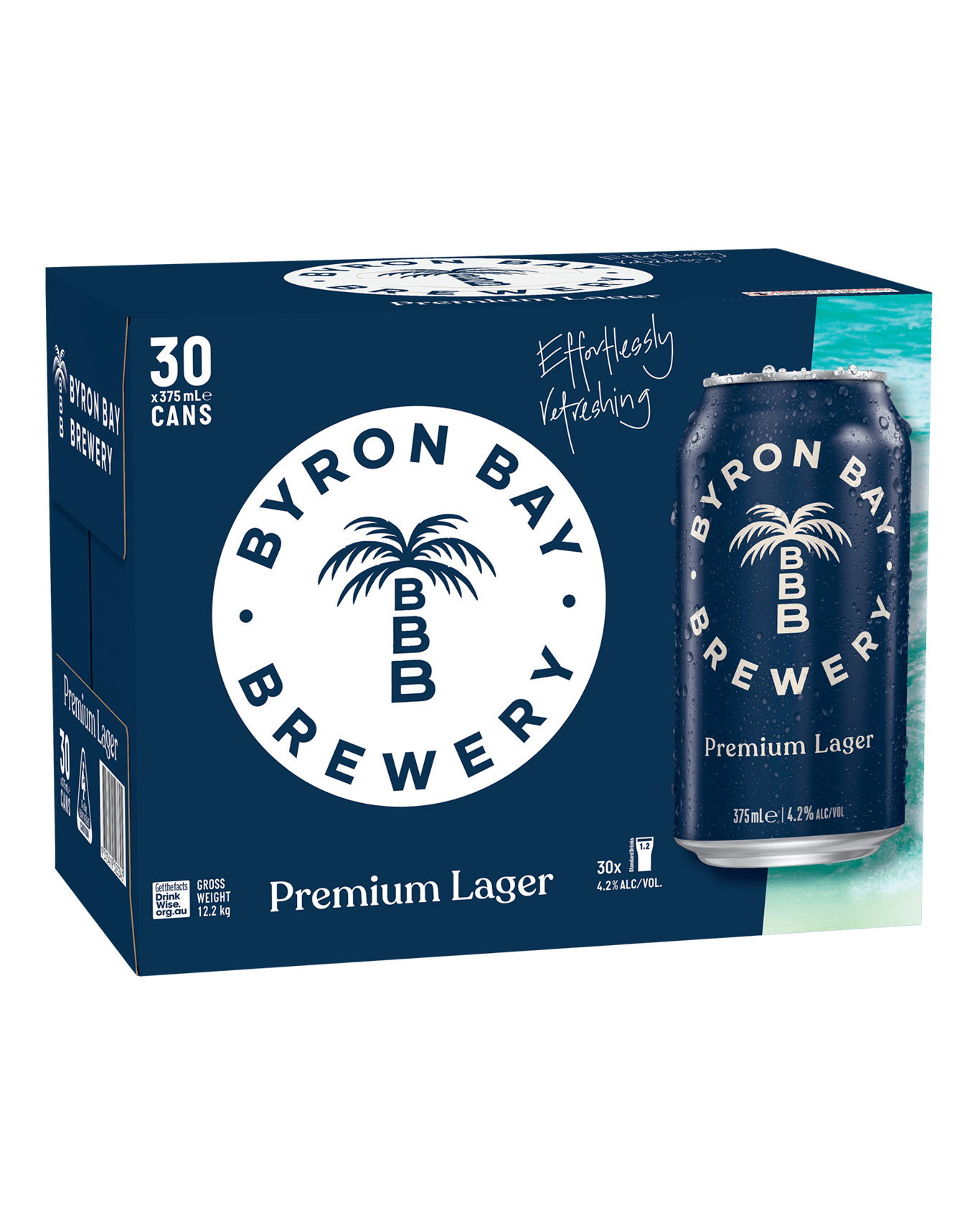 Buy Byron Bay Brewery Premium Lager Can 375ml Online @Lowest Price