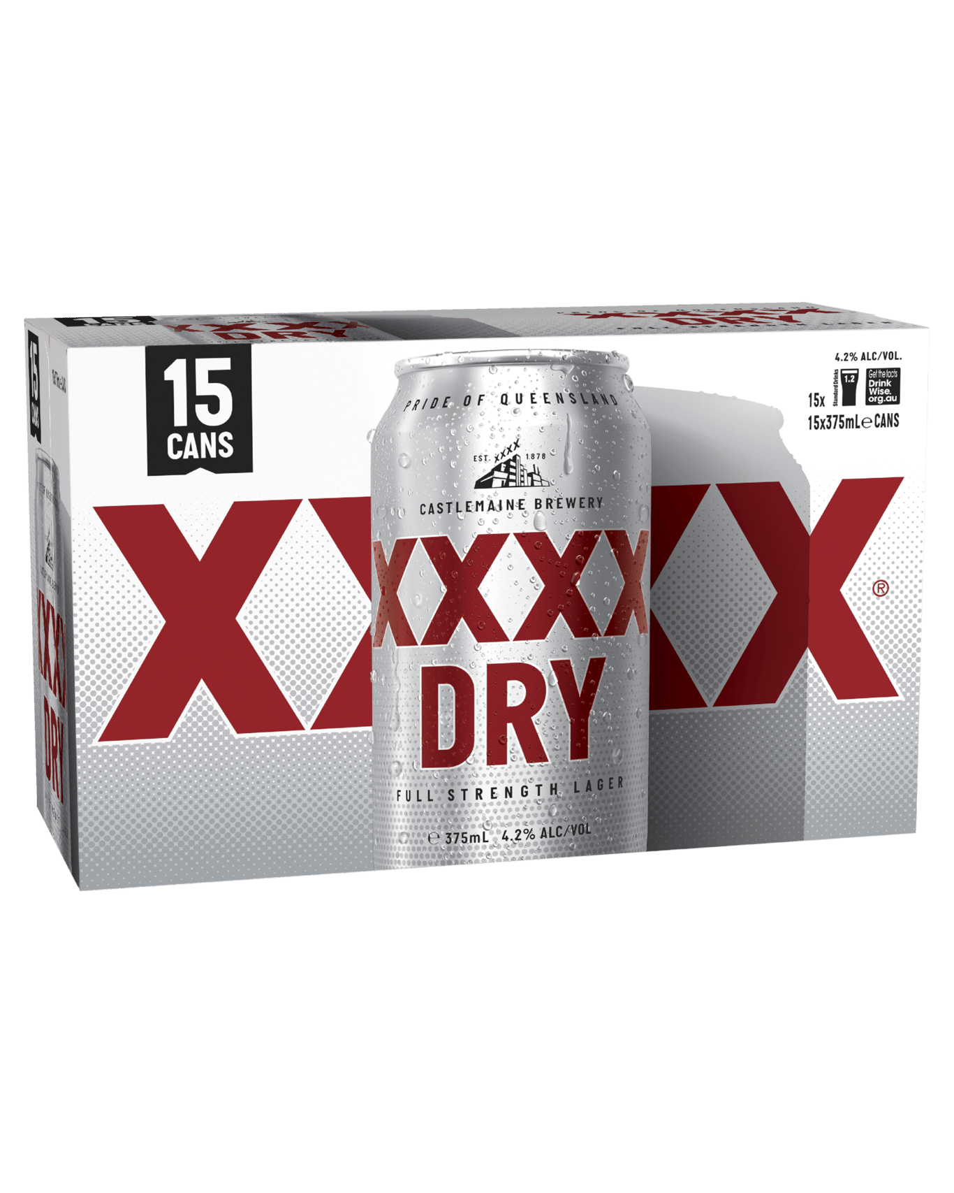 Buy Xxxx Dry Can Carton 375ml Online @Lowest Price