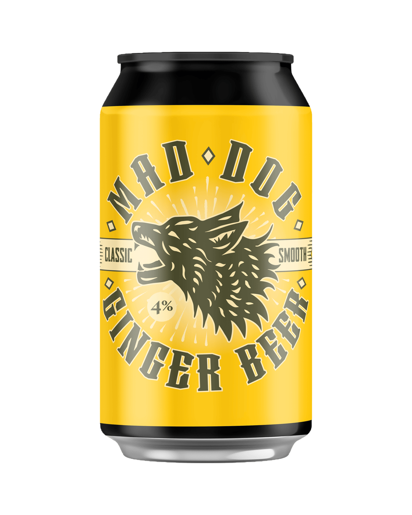 Buy Mad Dog Mad Dog Ginger Beer Cans 375ml Online @Lowest Price