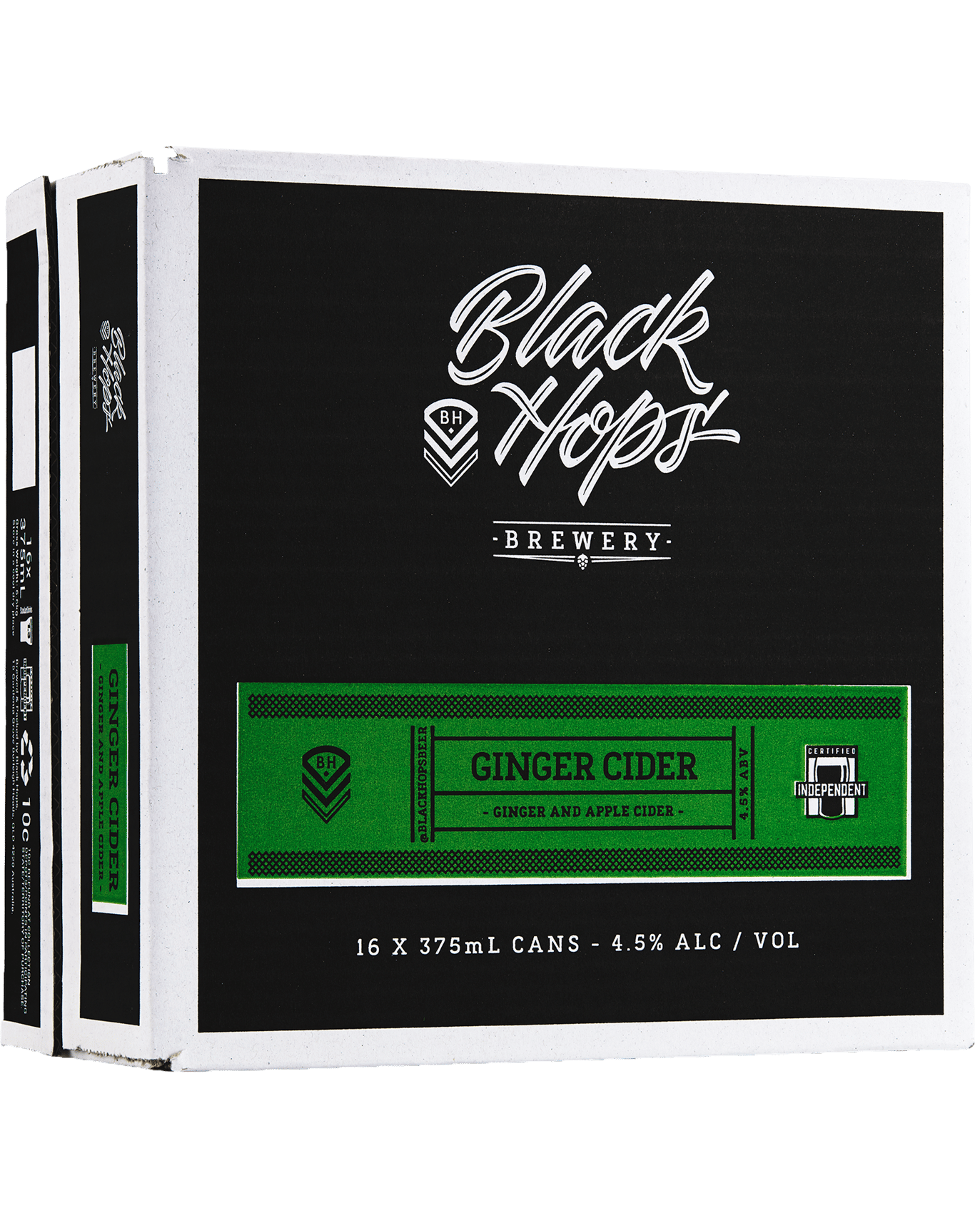Buy Black Hops Ginger & Apple Cider 375ml Online @Lowest Price