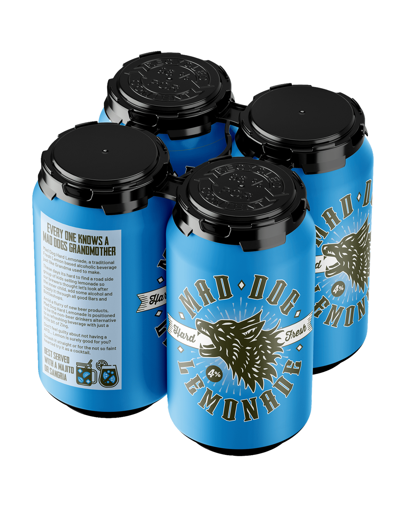 Buy Terella Brewing Mad Dog Hard Lemonade Cans 375ml Online @Lowest Price