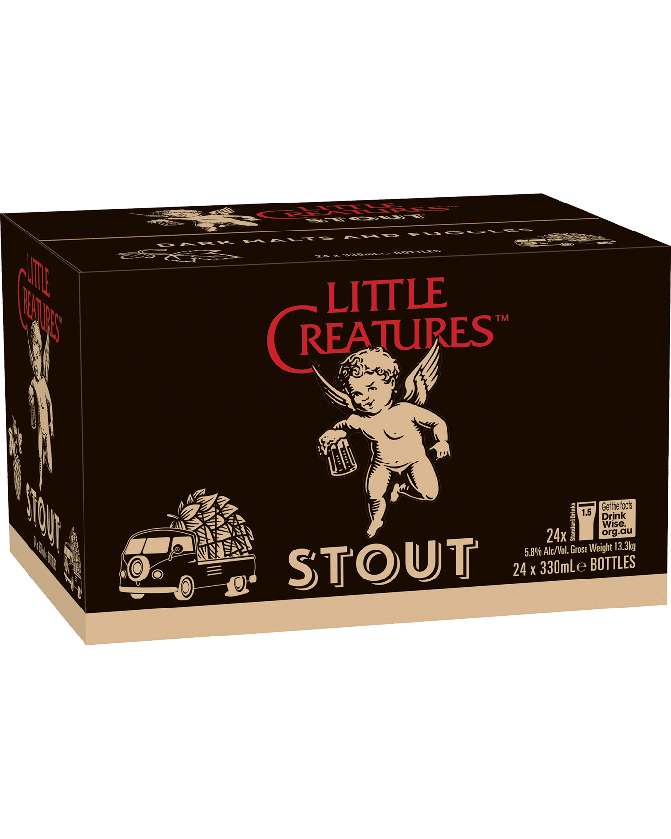 Buy Little Creatures Stout Bottles 330ml Online (Low Prices) from Dan ...