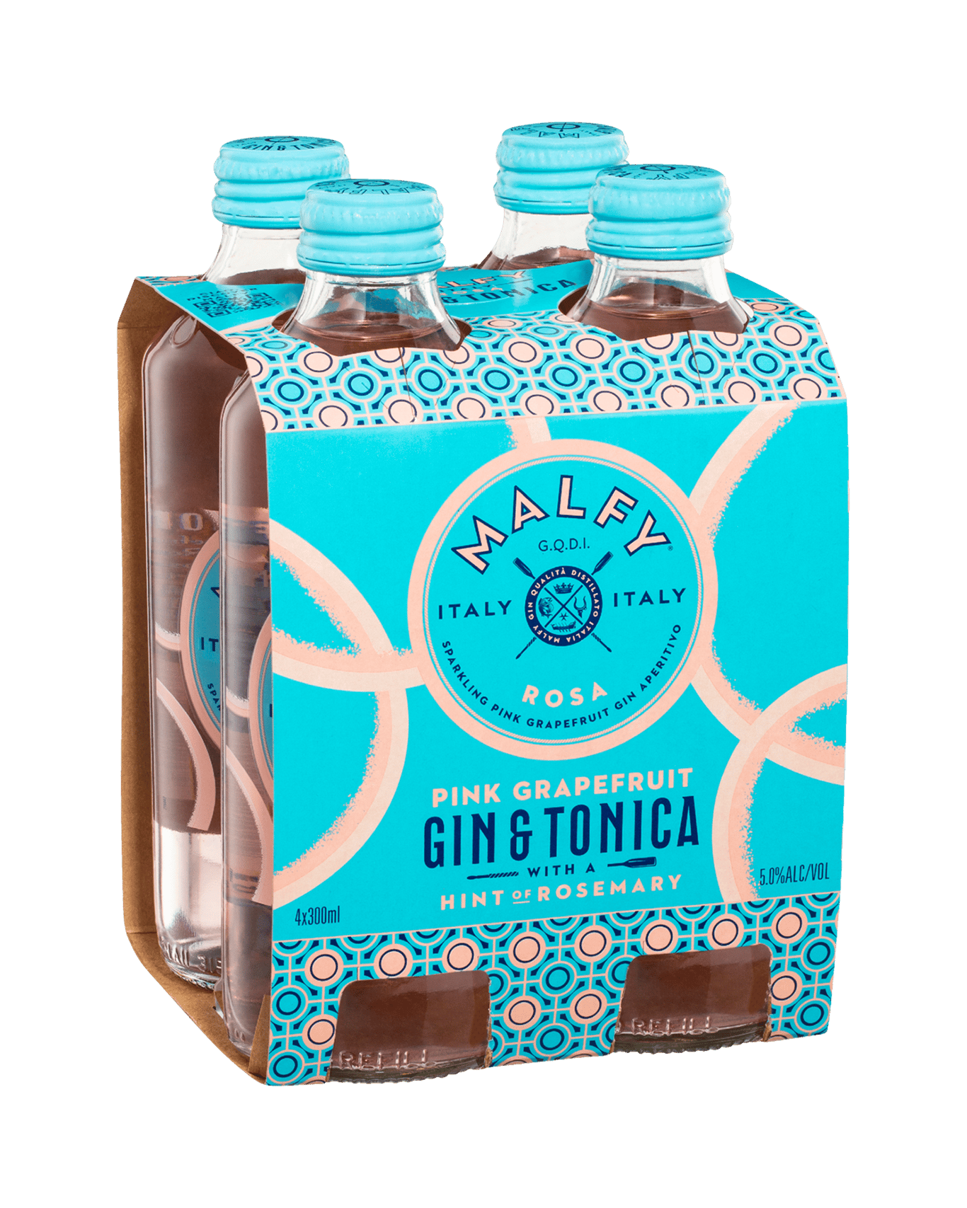 Buy Malfy Rosa Gin & Tonica Bottles 300ml Online (Low Prices) from Dan ...