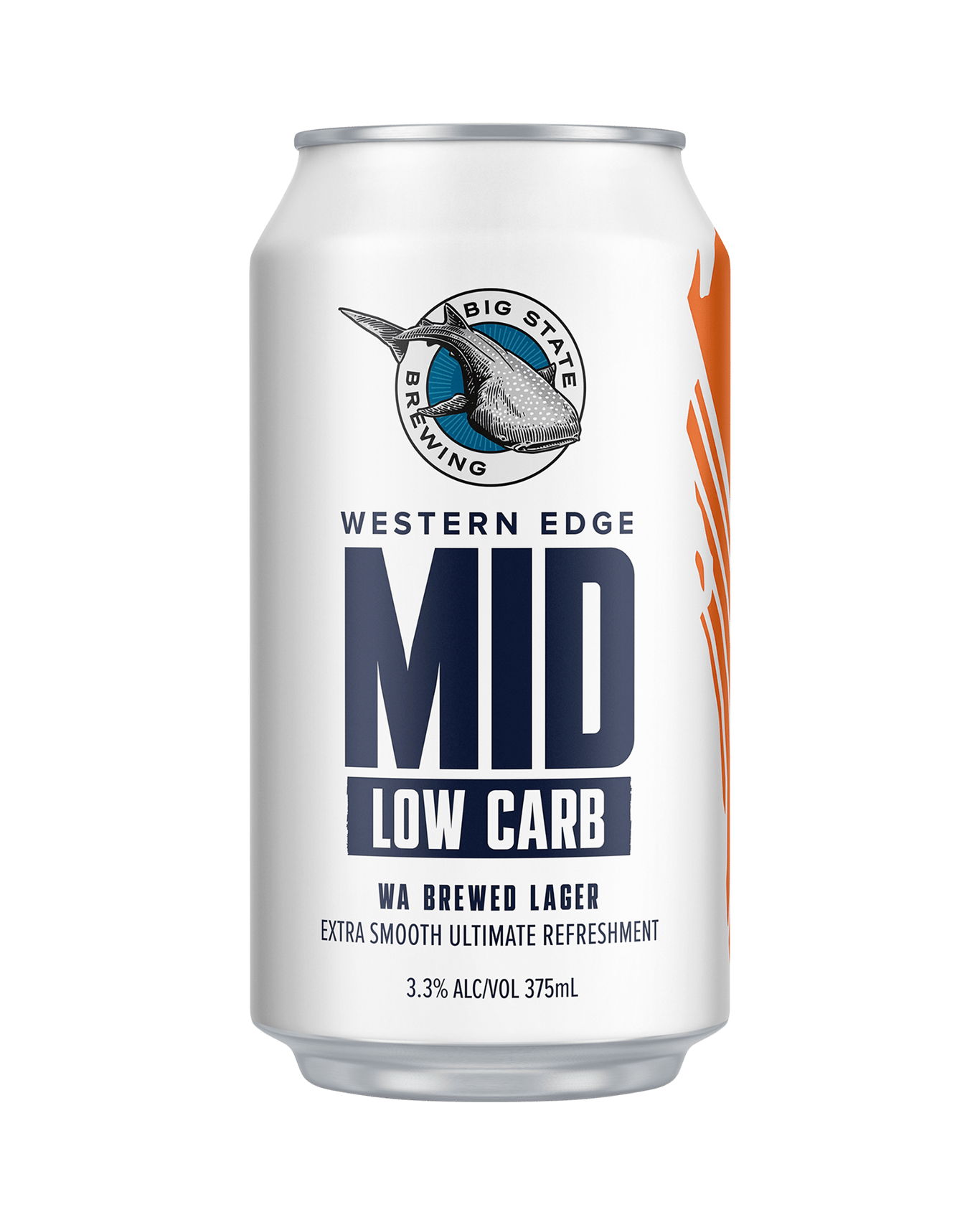 Buy Big State Western Edge Mid Strength Lager Can 375ml Online @Lowest ...