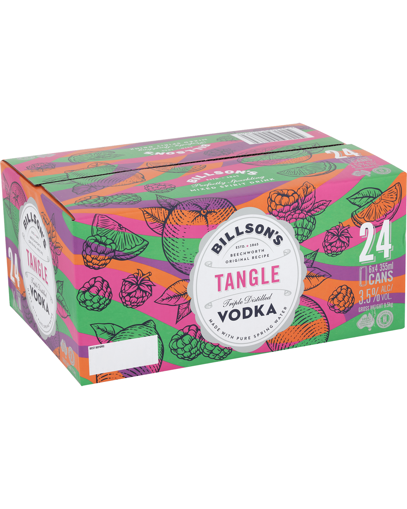 Buy Billson's Vodka & Fruit Tangle Cans 355ml Online @Lowest Price