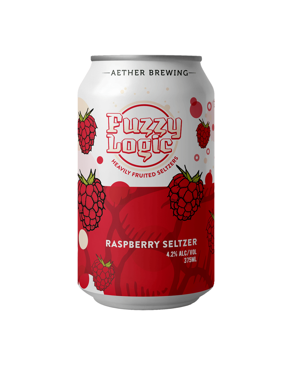 Buy Aether Brewing Fuzzy Logic Raspberry Seltzer 375ml Online @Lowest Price