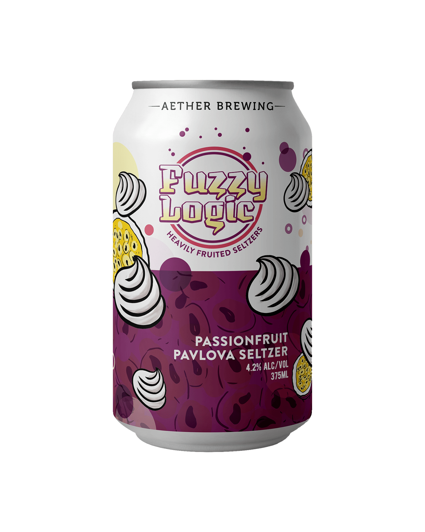 Buy Aether Brewing Fuzzy Logic Passionfruit Seltzer 375ml Online ...
