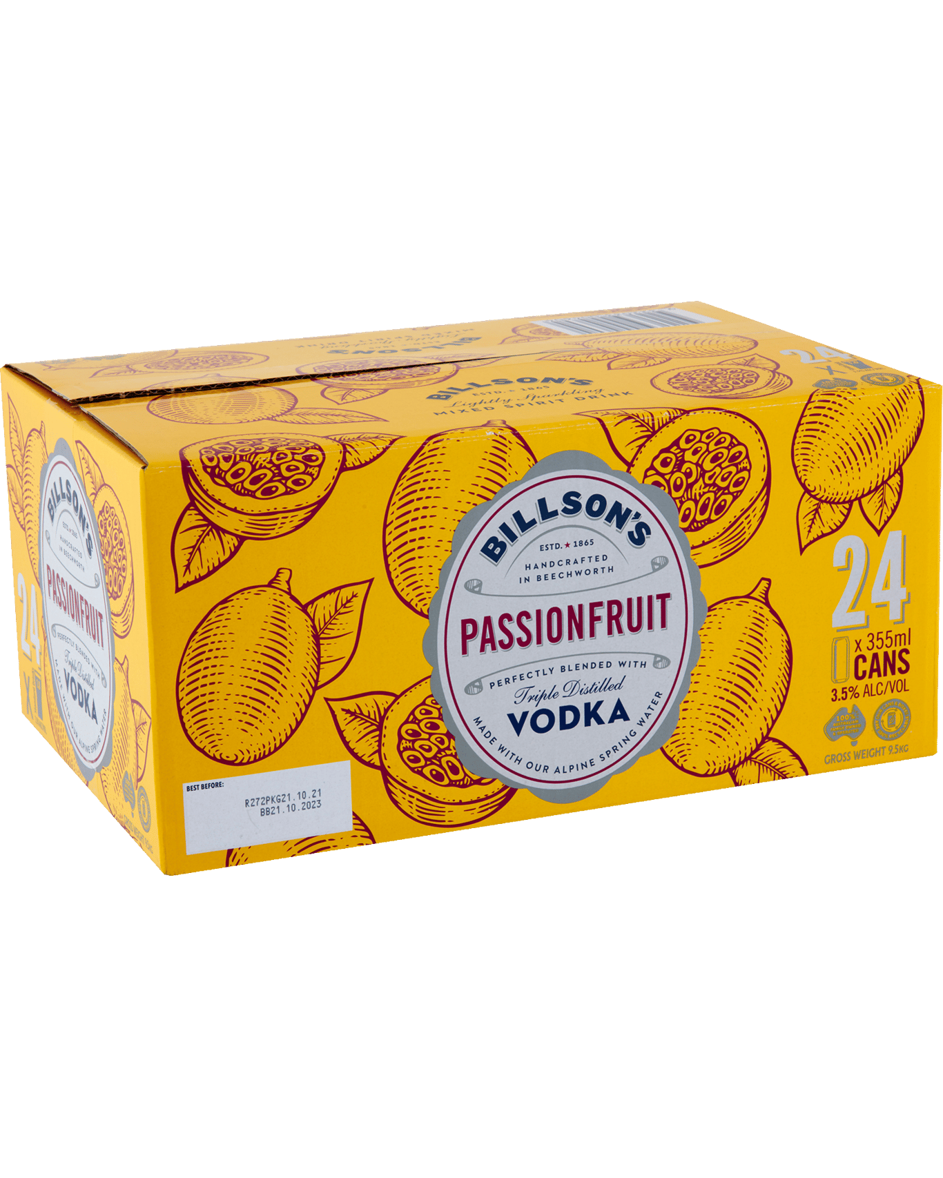 Buy Billson’s Vodka Passionfruit Cans 355ml Online @Lowest Price