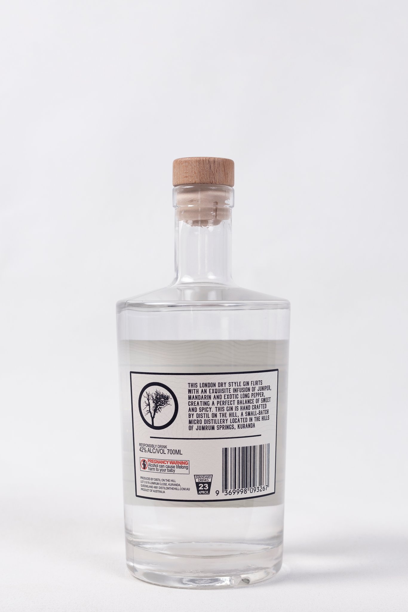 Buy Distil On The Hill Mandarin Gin 700ml Online @Lowest Price