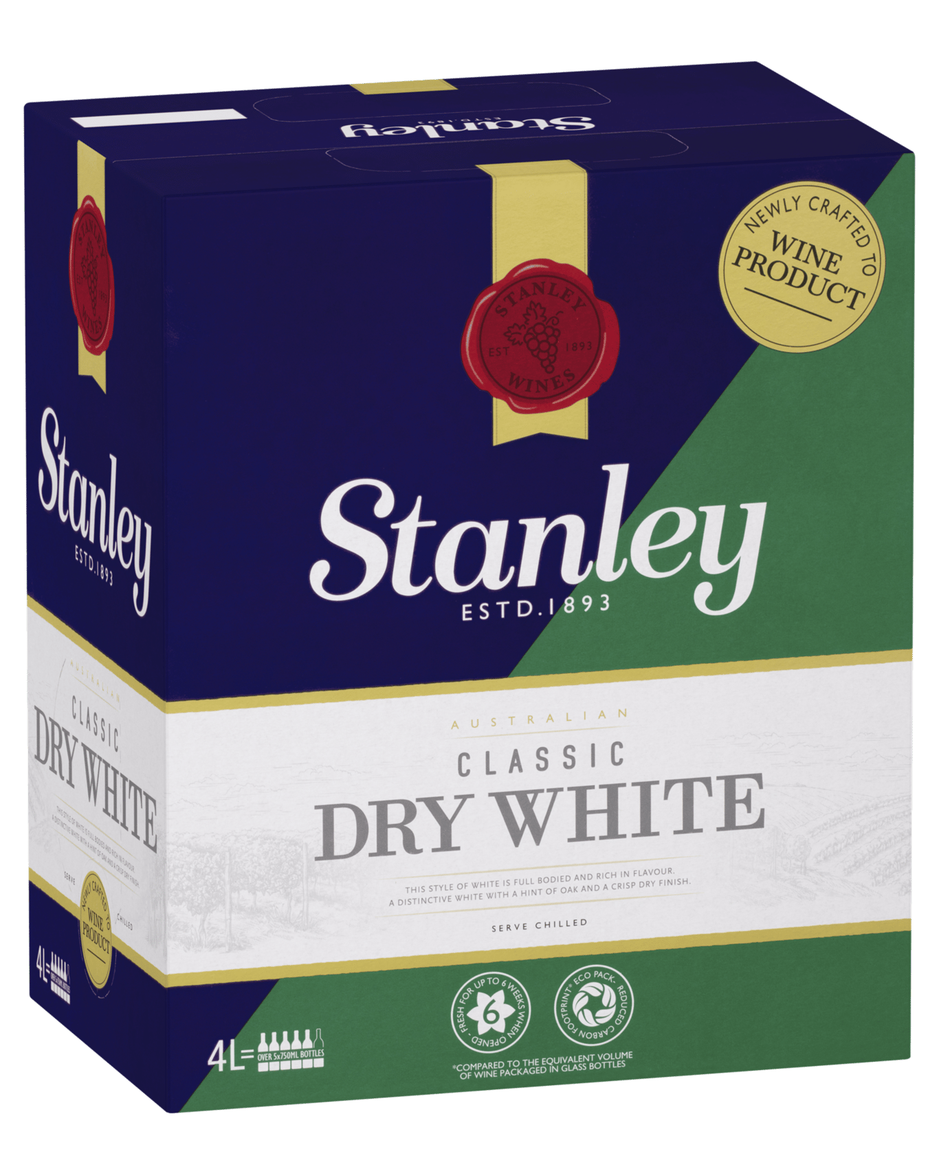 Buy Stanley Classic Dry White Cask 4l Online @Lowest Price