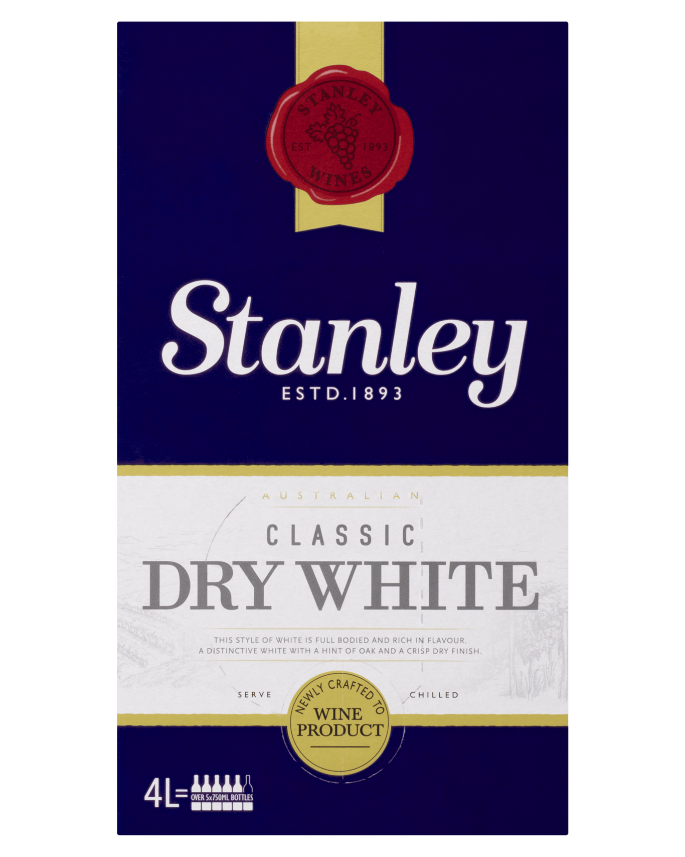 Buy Stanley Classic Dry White Cask 4l Online @Lowest Price