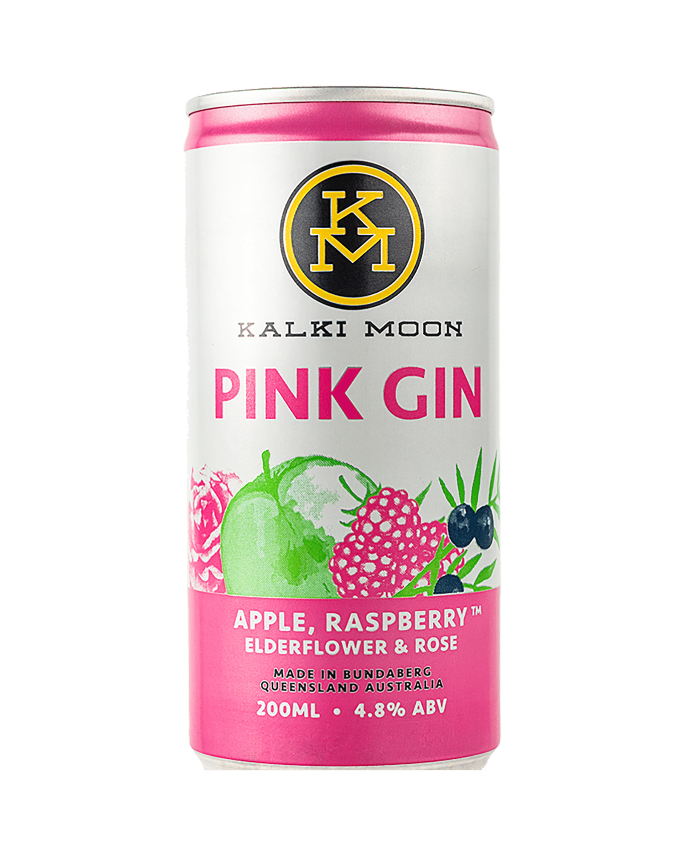 Buy Kalki Moon Pink Gin Apple Raspberry Cans 200ml Online @Lowest Price
