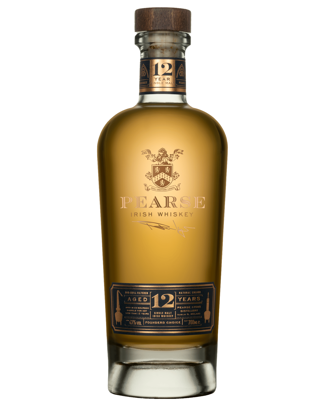 Buy Pearse Lyons Founder's Choice 12 Year Old Single Malt Whiskey 700ml ...