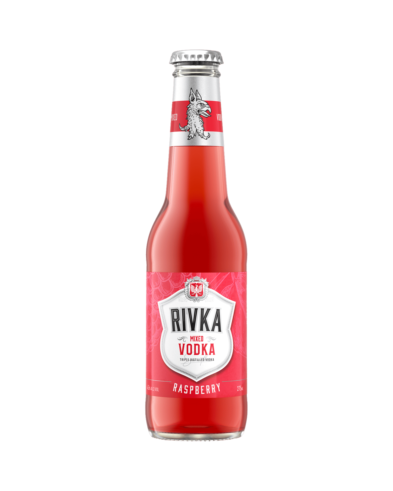 Buy Rivka Vodka & Raspberry Can 275ml;vodka & Raspberry Bottle 275ml ...
